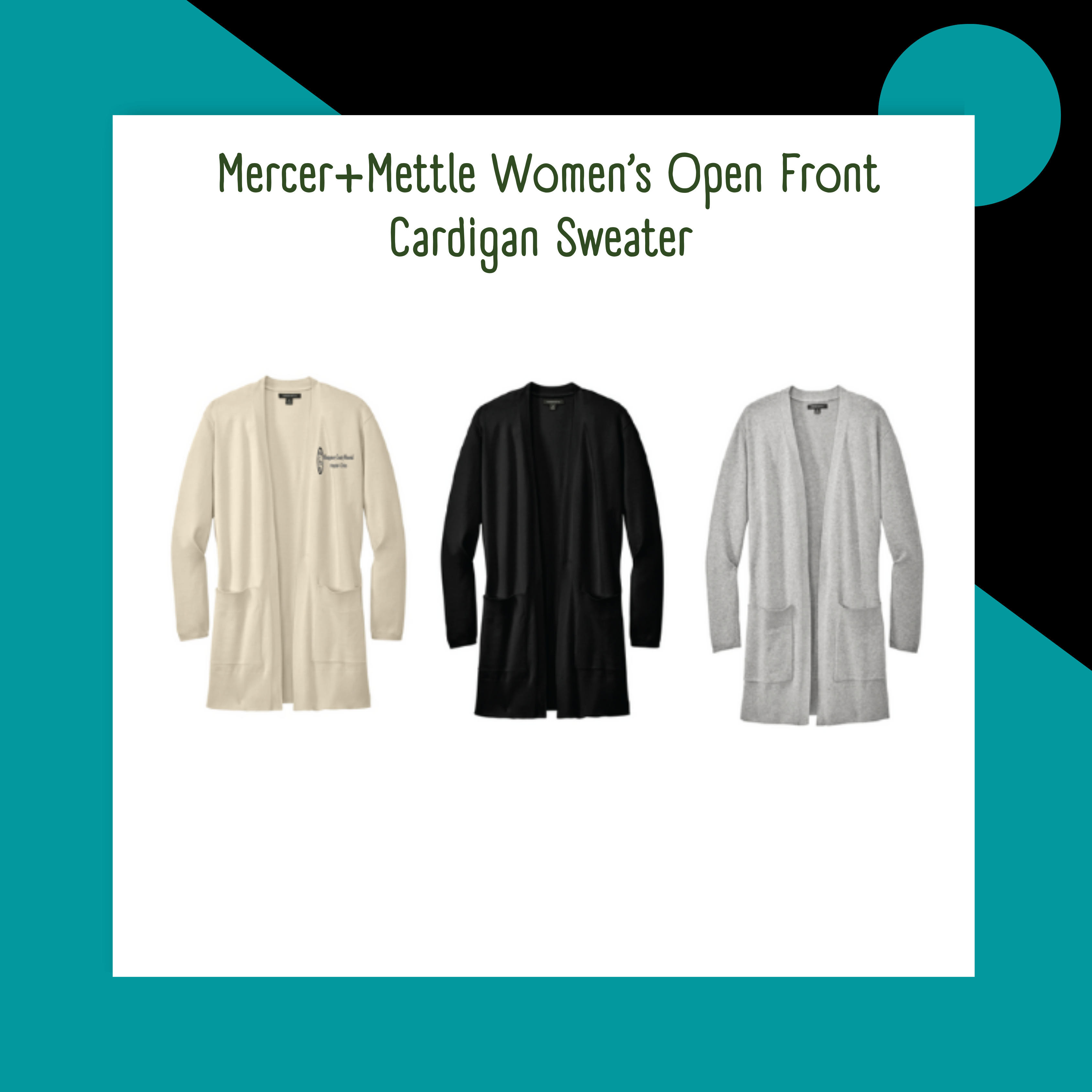 MCMHSC Mercer+Mettle Women’s Open Front Cardigan Sweater – Montgomery ...